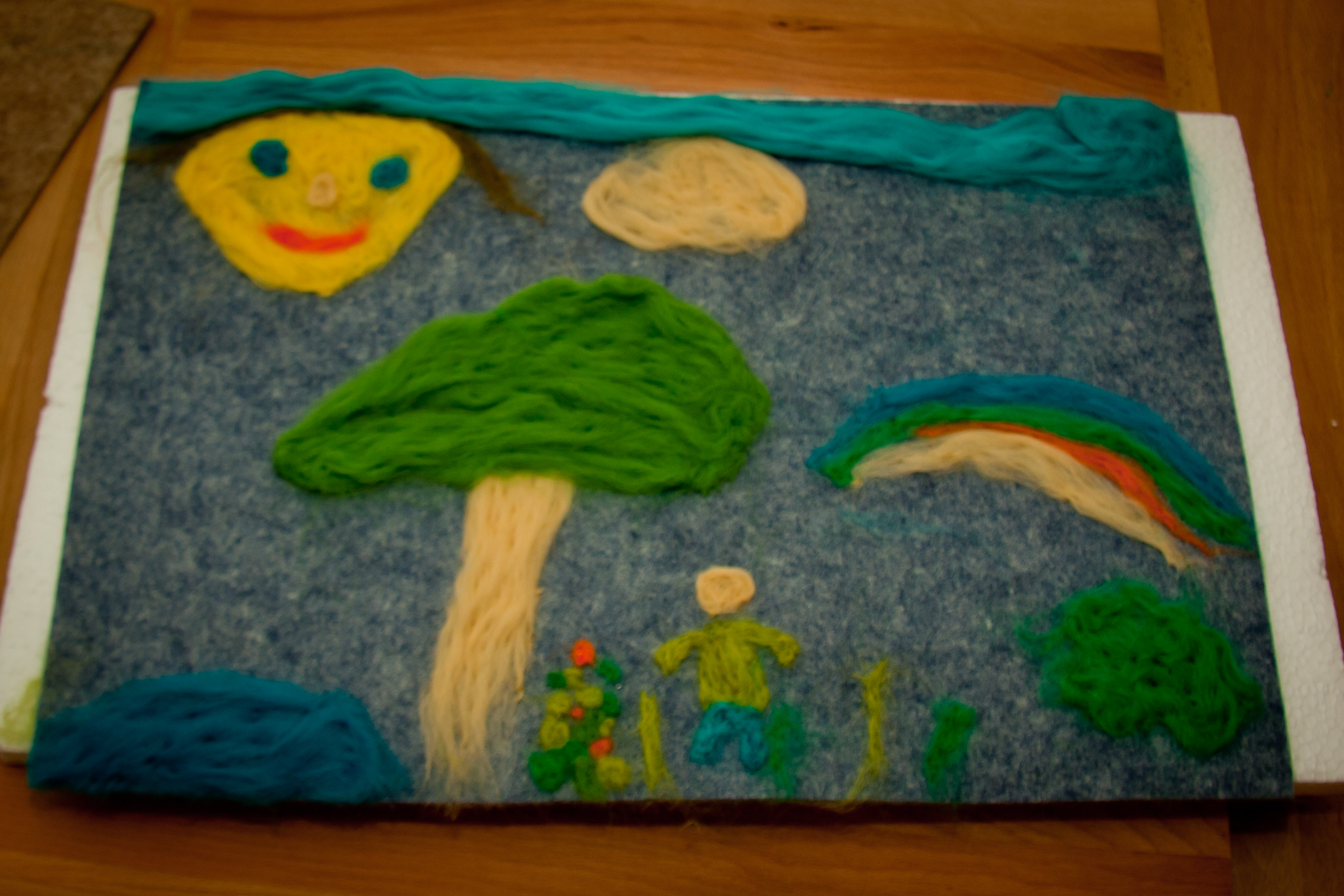 Filz – Trockenfilzen mit den Kindern | Unser Kreativblog