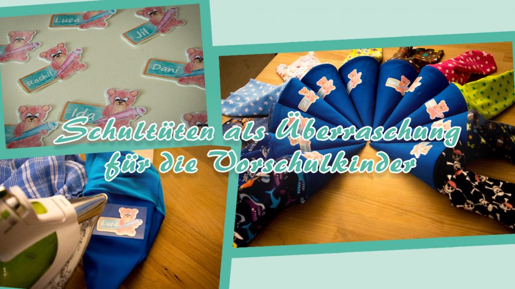 Schultüten als Überraschung für die Vorschulkinder | Unser Kreativblog Schultüten als Überraschung für die Vorschulkinder | Unser Kreativblog