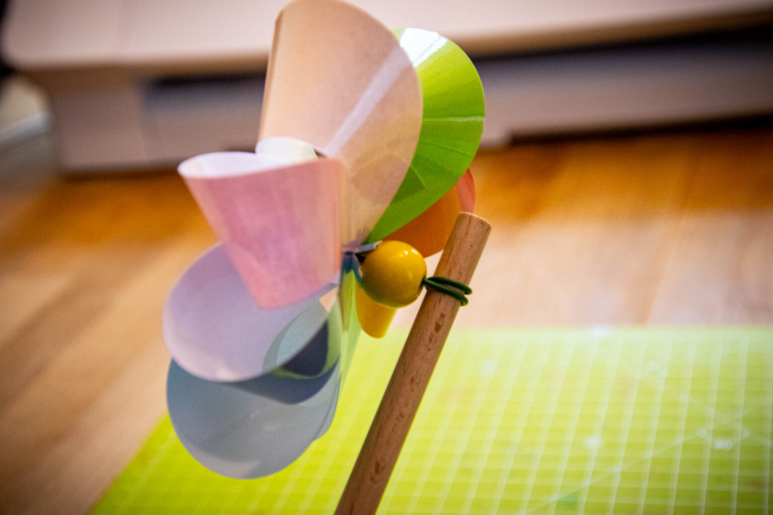 Bastelvorlage zum Windrad basteln | Unser Kreativblog